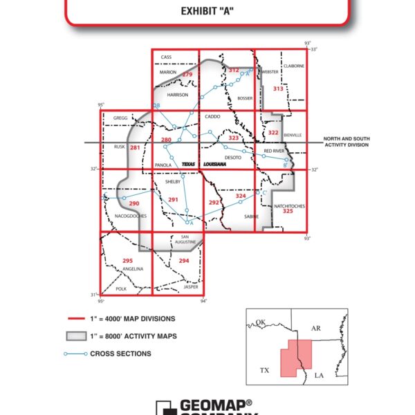 310 – Executive Reference Map – South Arkansas/North Louisiana - Geomap ...