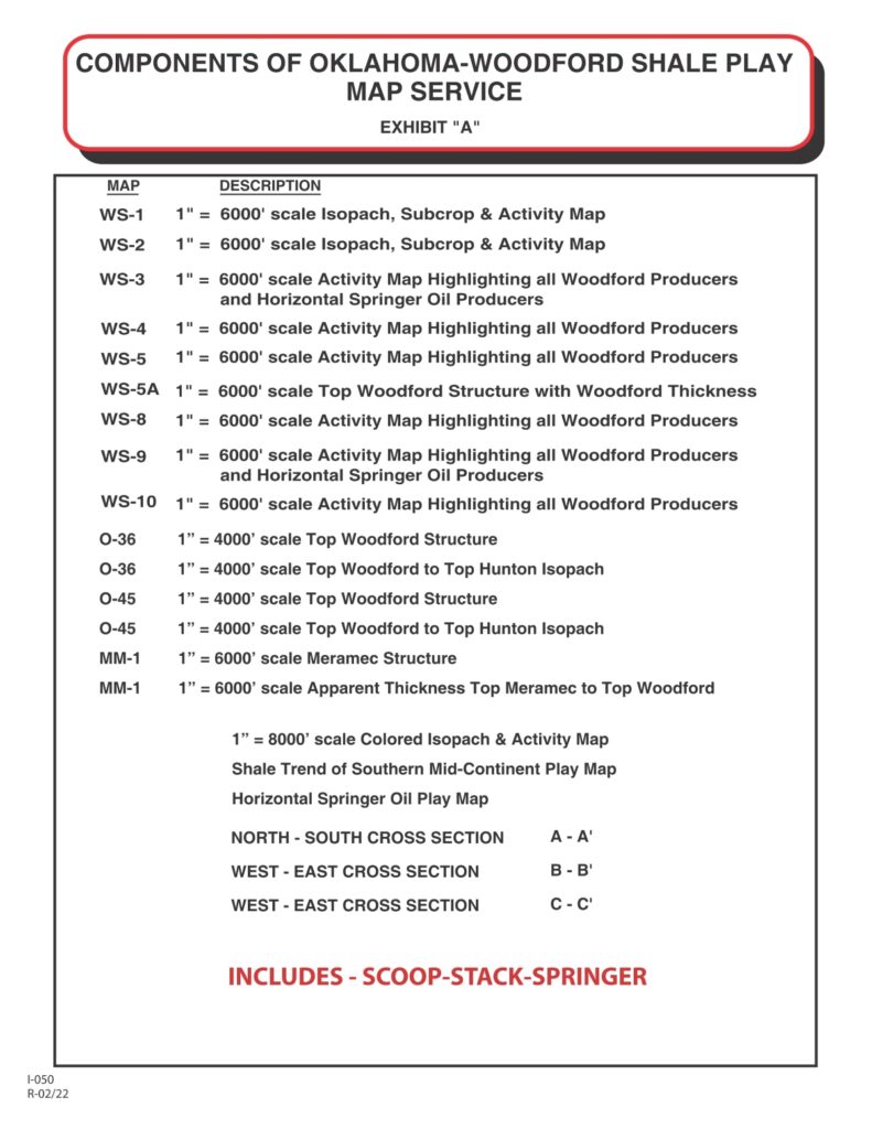 50-Oklahoma Woodford Shale Play - Geomap Company